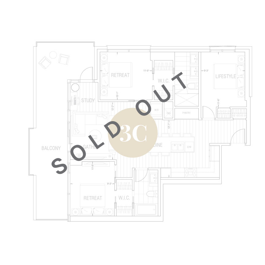 Residence 3C – Gateway at West District